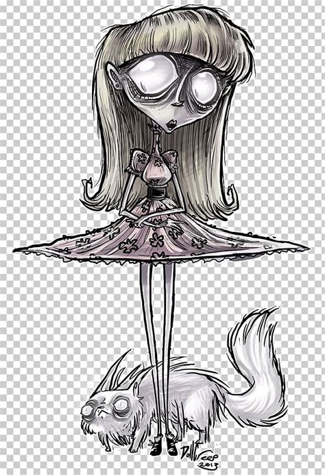The Art Of Tim Burton Weird Girl Drawing Artist Png Clipart Alice In Wonderland Anime Artist