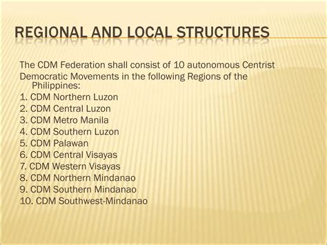 Presentation Of Cdm Statutes Structure And Protocols Ppt