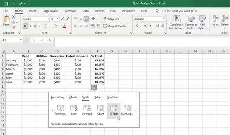 Cách Dùng Quick Analysis Trong Excel