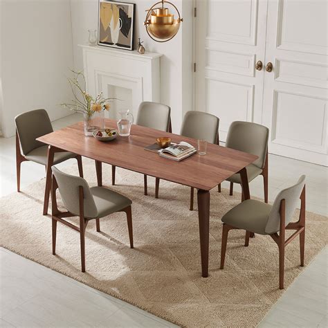 엘르 6인 세라믹 식탁 세트 [의자6]