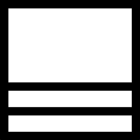 Layout Accordion Merged Vector SVG Icon SVG Repo