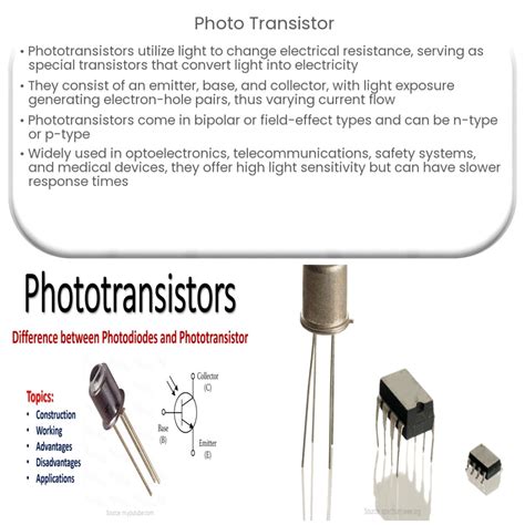 Photo Transistor How It Works Application And Advantages
