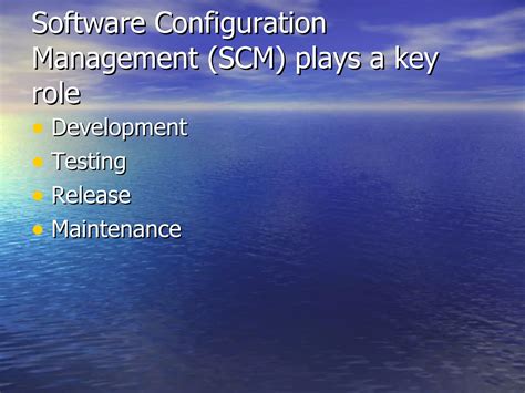 Software Configuration Management PPT