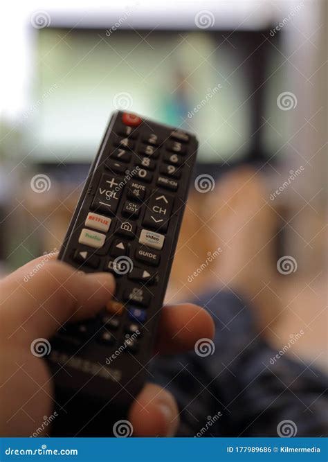 Netflix Amazon Prime Video And Hulu Buttons On A Tv Remote Control