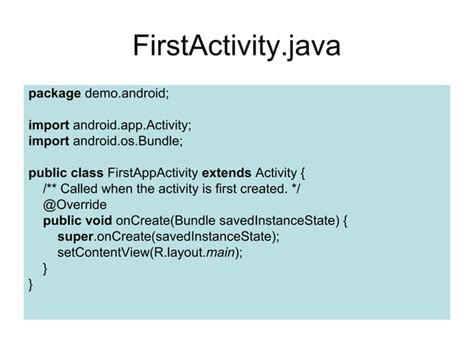 Android Application Development Using Java Ppt Operating Systems Computer Software And