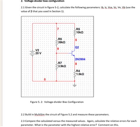 Solved 2 Voltage Divider Bias Configuration 2 1 Given The Chegg