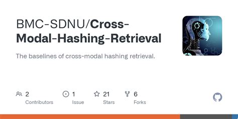 Github Bmc Sdnucross Modal Hashing Retrieval The Baselines Of Cross Modal Hashing Retrieval