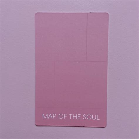 Bts Jungkook Persona Photocard Selfie Map Grelly Uk