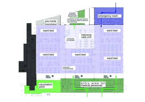 Functional And Spatial Layout Diagram For The Amberexpo Temporary