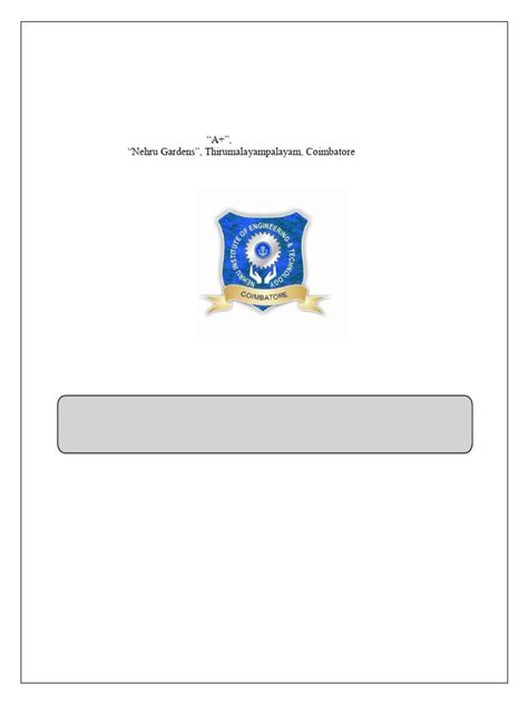 Deep Learning Practical Front Pages 2 Pdf