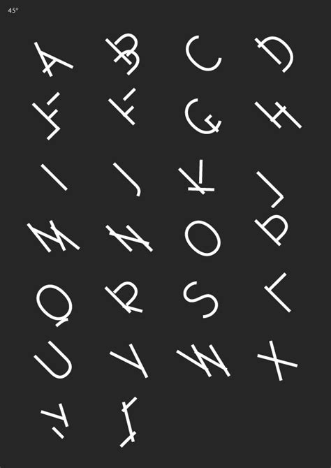 Fragmented Font On Behance