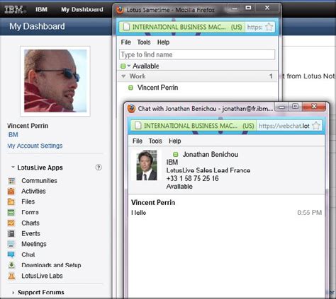 Ibm Sametime Interface Download Scientific Diagram