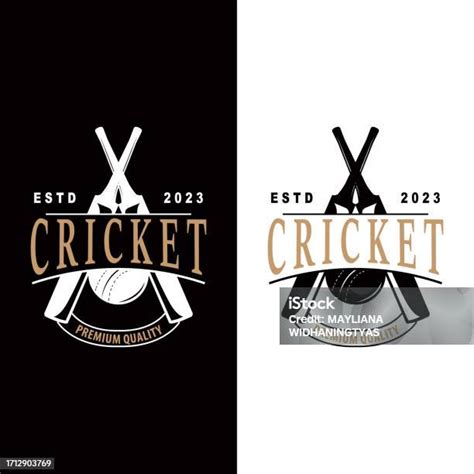 크리켓 스포츠 로고 디자인 벡터 일러스트 레이터 템플릿 Championship에 대한 스톡 벡터 아트 및 기타 이미지