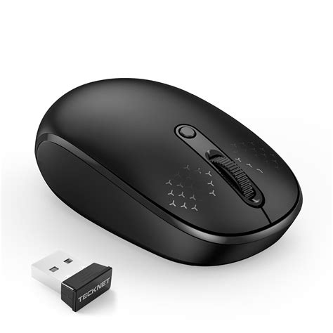 Tecknet 2 4g Silent Wireless Mouse With Usb Receiver 800 1200 1600 Dpi