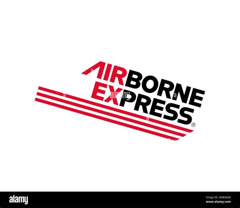 Airborne Express Rotated Logo White Background B Stock Photo Alamy