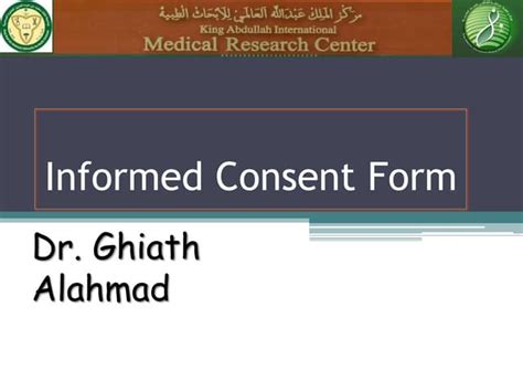 Informed Consent Process And Procedure Pptx