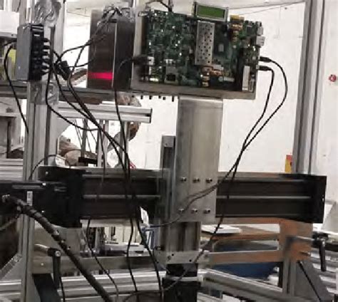 Photo Of The Stage Assembled With A Xilinx Eval Board Used In The Download Scientific Diagram