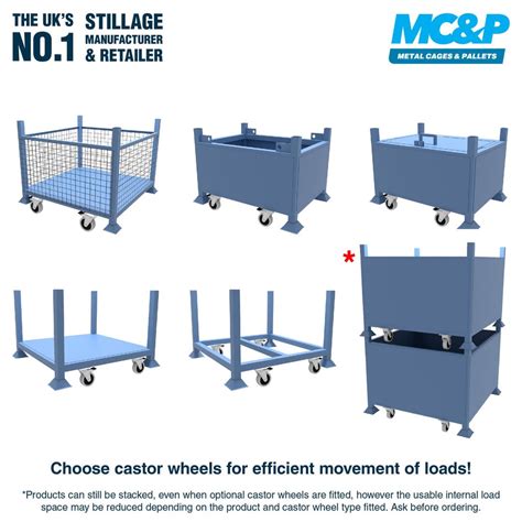 Metal Half Drop Fronted Mesh Stillage X20 Unit Bundle Deal