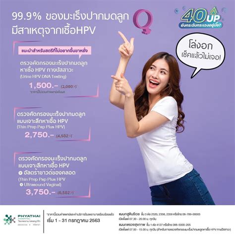 ตรวจหาเชื้อ Hpv โรงพยาบาลพญาไทศรีราชา Facebook