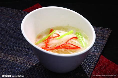 水煮萝卜丝摄影图传统美食餐饮美食摄影图库昵图网