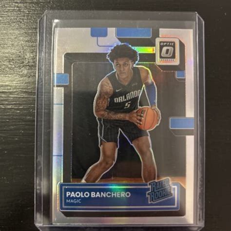 2022 23 Panini Donruss Optic Rated Rookie Holo Prizm 221 Paolo Banchero RC EBay