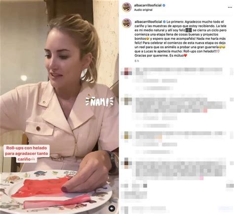 PRIMERAS PALABRAS de Alba Carrillo sobre su despido de Telecinco con petición incluida