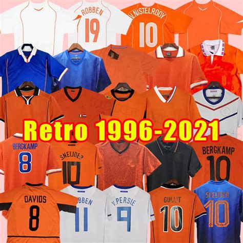 Van Basten Retro Netherlands Soccer Shirt Holland Football Shirts