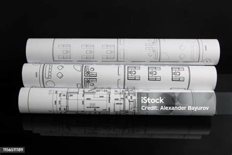 종이 건축 도면 및 청사진의 롤입니다 엔지니어링 청사진 엔지니어 프로젝트 설계도에 대한 스톡 사진 및 기타 이미지 설계도 컴퓨터 보조 설계 집 Istock
