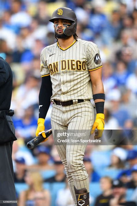 San Diego Padres Right Fielder Fernando Tatis Jr Looks On During The