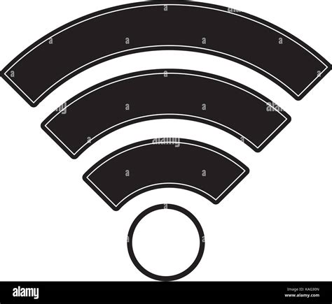 Wireless Signal Vector Illustration Stock Vector Image Art Alamy