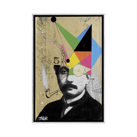 Icanvas Einstein For The Lateral Thinker By Loui Jover Framed Overstock
