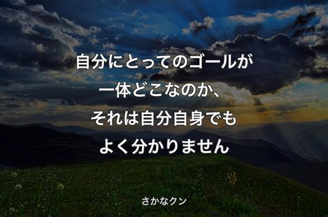 自分にとってのゴールが一体どこなのか、それは自分自身でもよく分かりません さかなクン