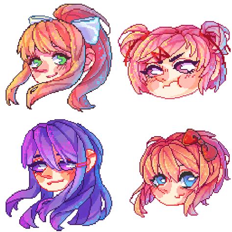 Ddlc Just Monika Sticker Ddlc Just Monika Discover Share Gifs