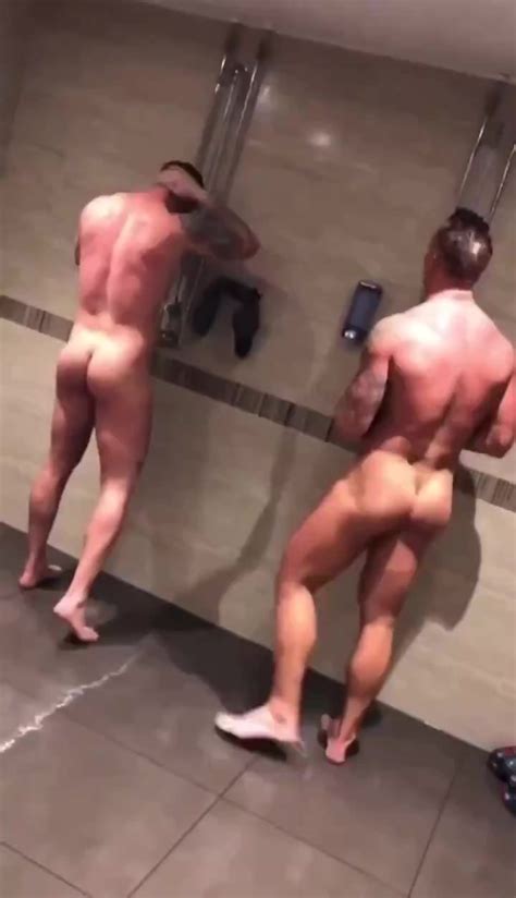 Shower Guys In The Gym Shower 1