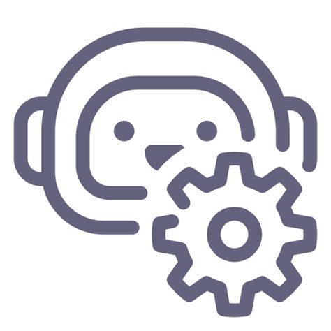 Robot Bot Ai Settings Icon Download On Iconfinder
