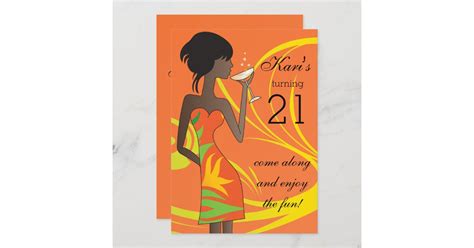21st Birthday Bash Party Invitation Zazzle