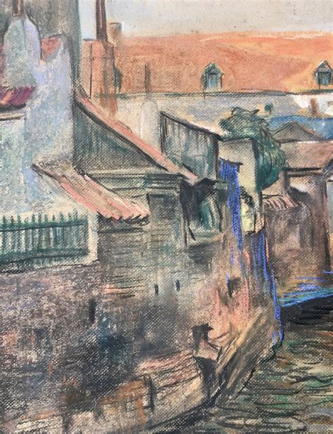 Proantic Frans Nackaerts 1884 1948 Vue De Bruges Pastel