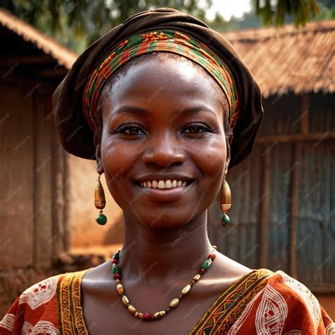 Premium Ai Image Cameroonian Woman From Cameroon Typical National Citizen