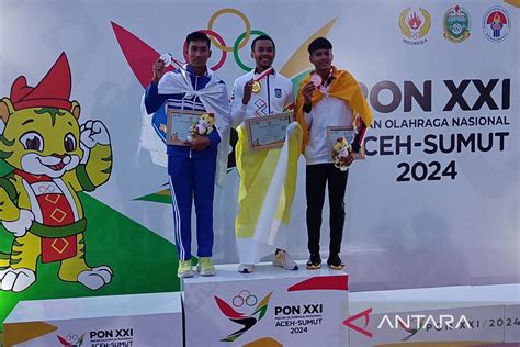 Atletik Atlet Ntb Pecahkan Rekor Pon Dan Raih Emas Lompat Jauh Putra
