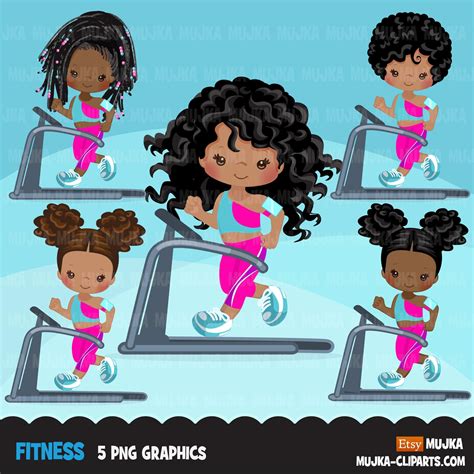 Girl Exercise Clipart