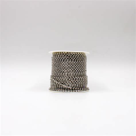 Corrente De Strass Separada Ss 28 Em Vidro Com 2m