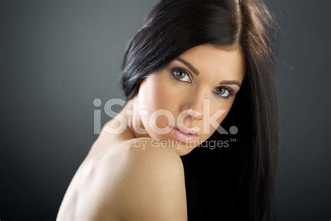 Woman With Beauty Long Brown Hair Stock Photo Royalty Free Images Freeimages