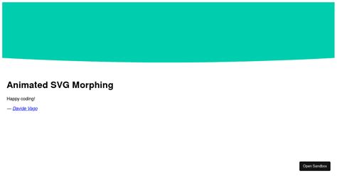 Utility Animated Svg Morphing Demo Codesandbox