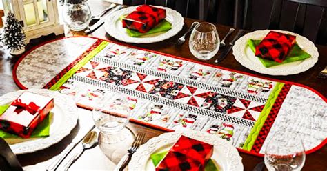 DIY Christmas Table Runner With Free Pattern DIY Joy
