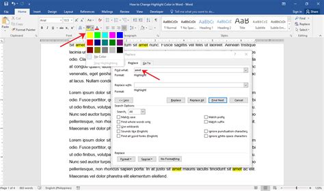 How To Change The Highlight Color In MS Word OfficeBeginner