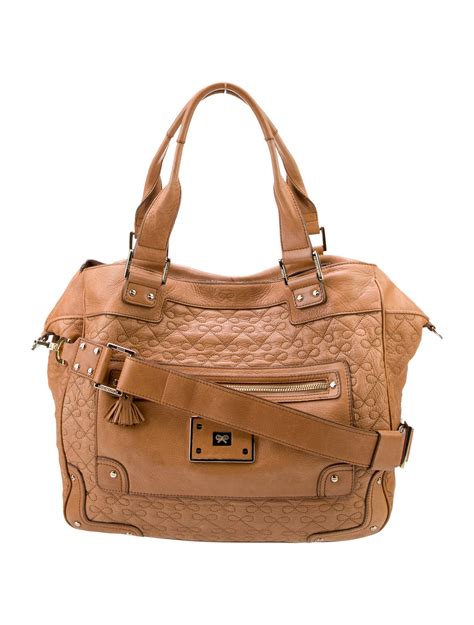 Chloé Large Leather Paraty Shoulder Bag Brown Shoulder Bags Handbags