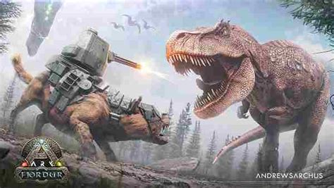 Ark Survival Evolved Fjordur Как приручить Эндрюсарха