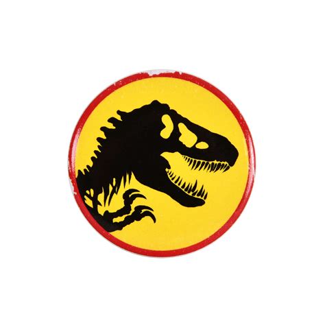 T Rex Button For Jurassic Park Fans Elbenwald