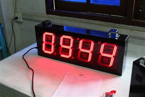 led digital clock นาฬิกาดิจิตอล นาฬิกาขนาดใหญ่ นาฬิกาโรงงาน นาฬิกา ดิจิตอล led digital