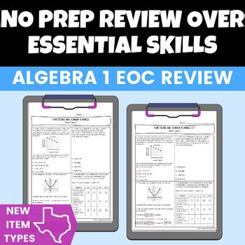 Functions Domain And Range Mini Quiz Algebra STAAR New Question Types